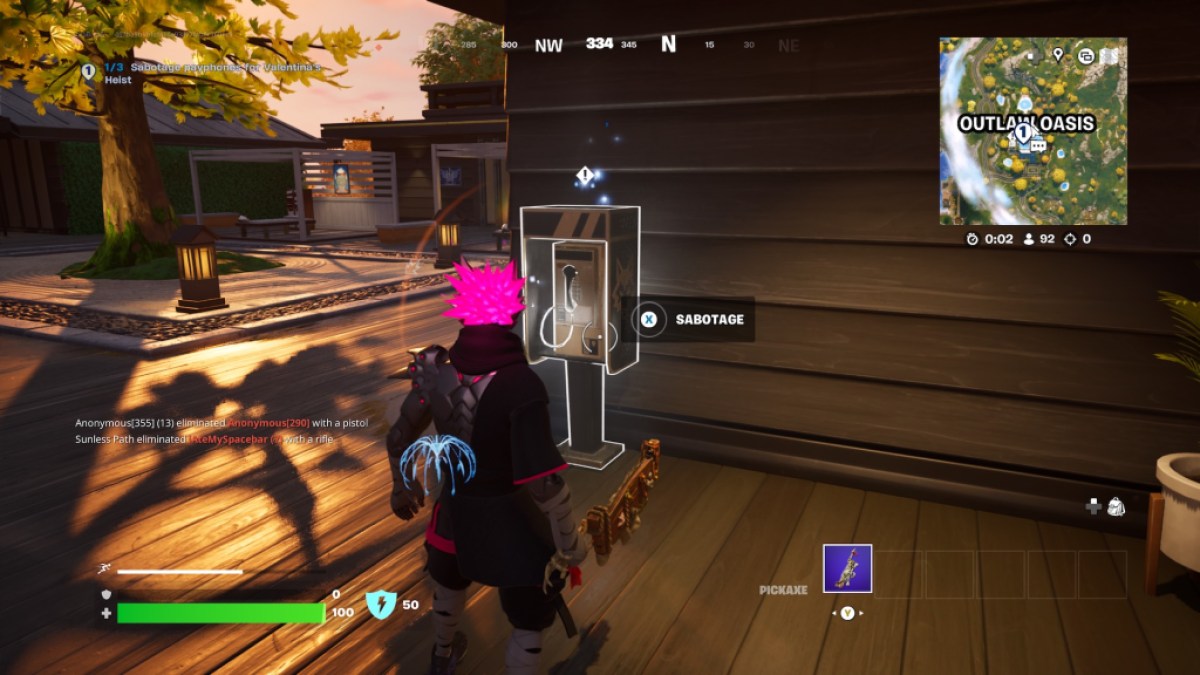 How To Sabotage Payphones for Valentina’s Heist in Fortnite Chapter 6 ...
