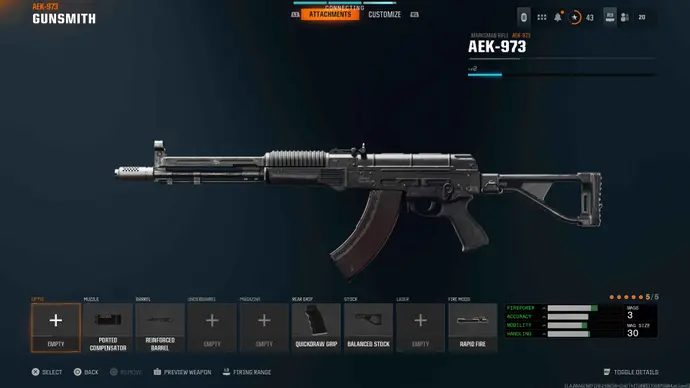 Best AEK-973 loadout and class build for Black Ops 6 | cnd8.com