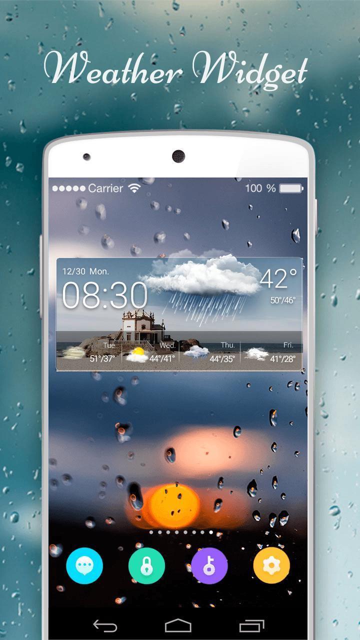 Weather Clock Widget - house APK | cnd8.com